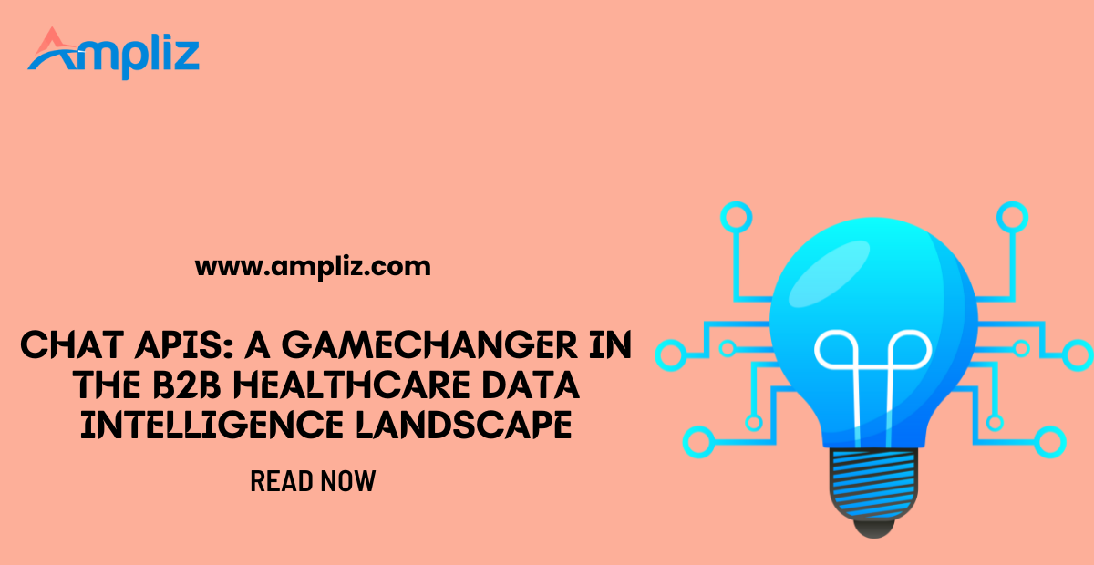 Chat APIs: Gamechanger in B2B Healthcare Data Intelligence